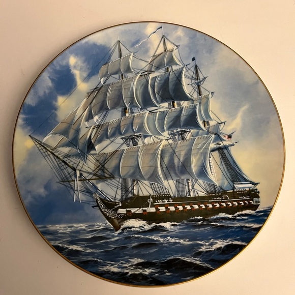 Wall Decor | Rosenthal Danbury Great American Sailing Ships Plate The ...
